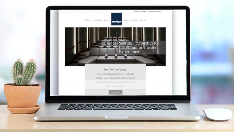 CinemaTech Introduces New Website & Refreshed Brand Identity