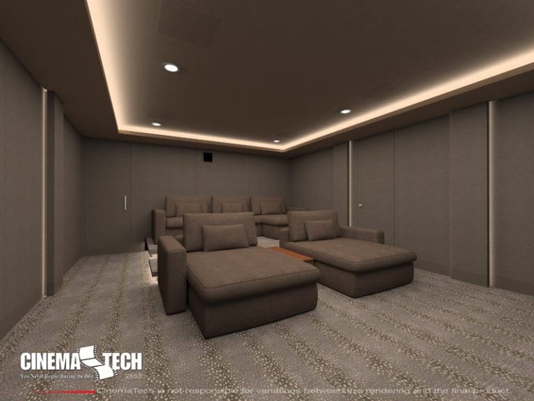 Modern Luxury Home Theater in California, USA | Custom Theater Seating ...